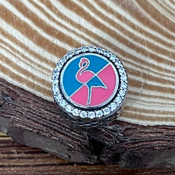 Pandora | Jewelry | Pandora Miami Flamingo Charm Bead | Poshmark
